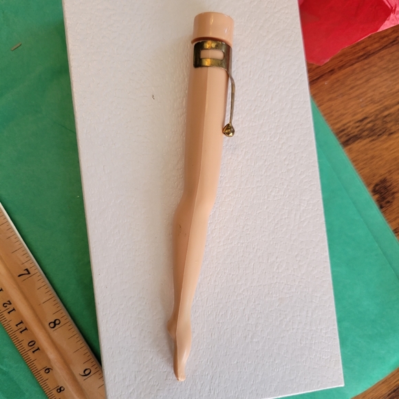 Vintage | Office | Vintage Leg Shaped Novelty Pen 95s Mcm Unique Quirky ...